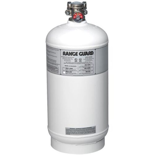 Range Guard RG-2.5G Cylinder w/ Valve | Wet Chem Tank | National Fire ...