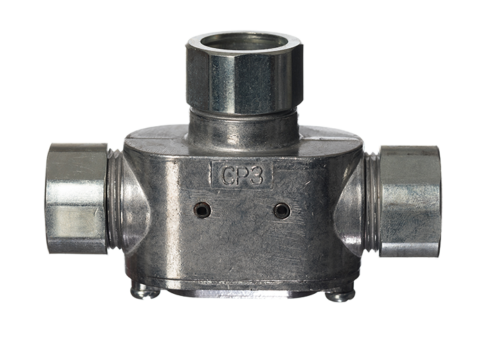 CP3 3-WAY CORNER PULLEY WITH DUAL ROLLERS | National Fire Supply